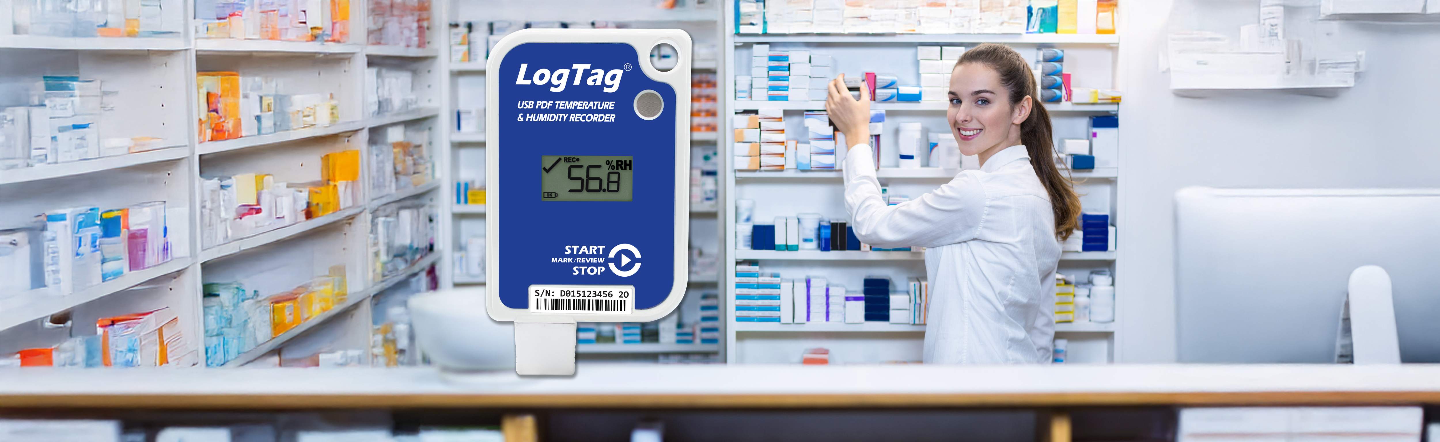 Humidity and temperature USB data logger LogTag HAXO-16U-M